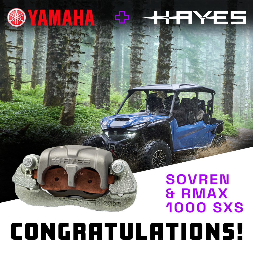 Yamaha Teams Up with Hayes Brakes for the 2025 RMAX 1000 UTV Line-Up ...